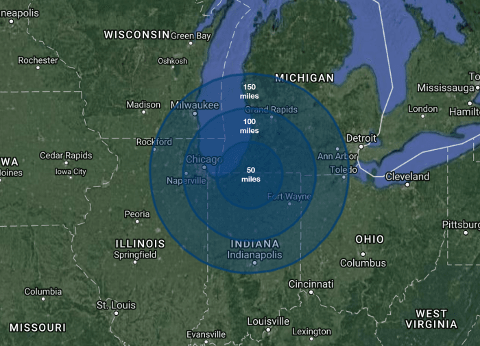 Coverage Area - Beacon Medical Transport