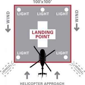 Landing Zone Preparation and Safety - Beacon Medical Transport