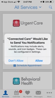 Beacon Connected Care Scheduled Visits > Beacon Health System