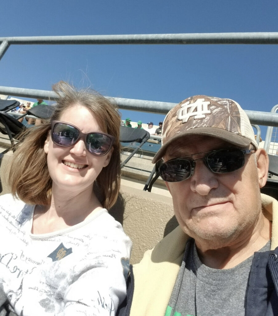 ND football fan reunites with Beacon cardiac nurse, his “guardian angel ...