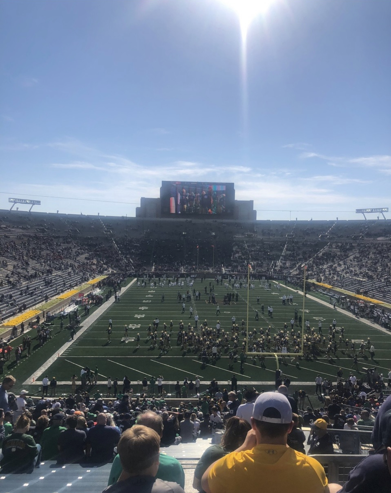 ND football fan reunites with Beacon cardiac nurse, his “guardian angel ...