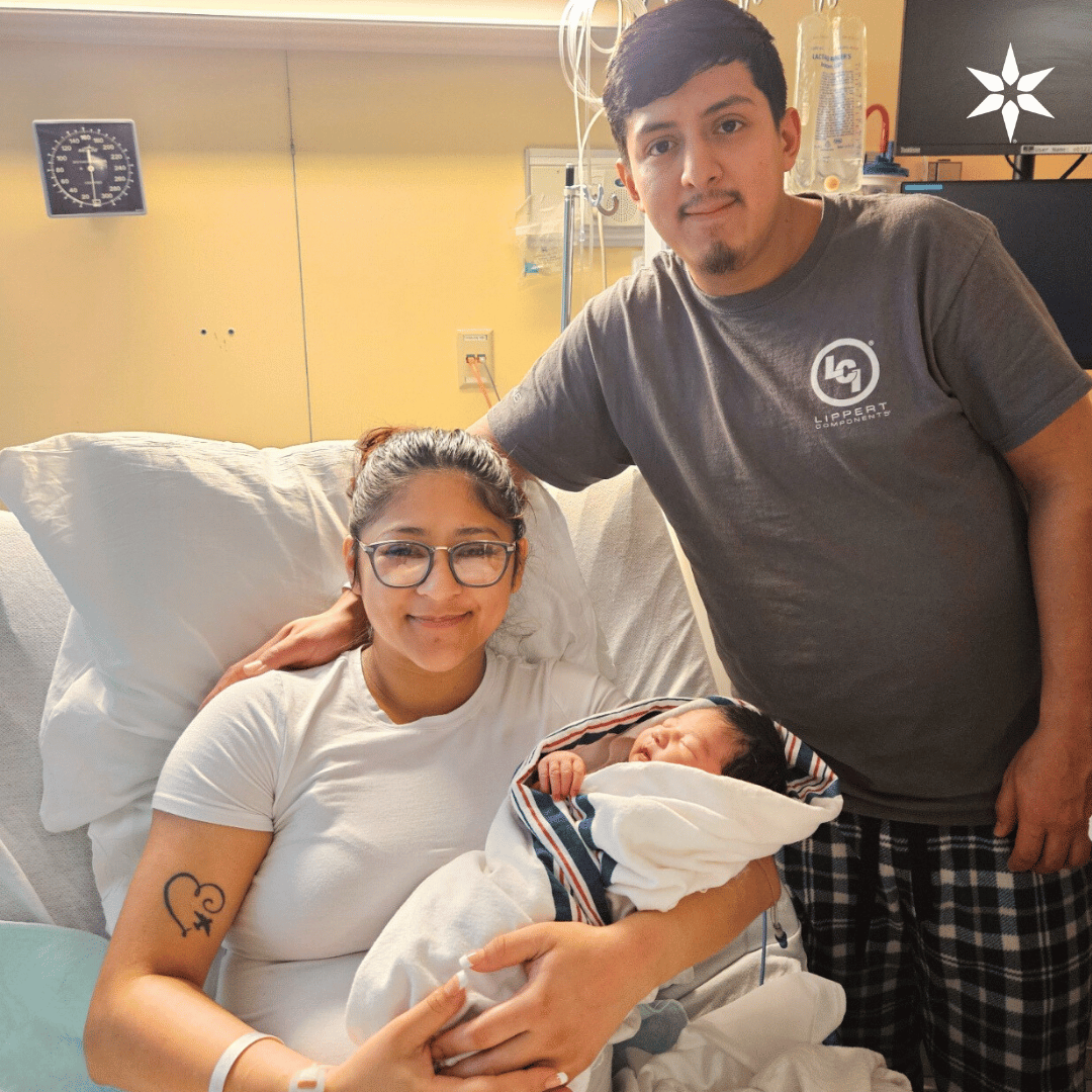 It's a boy! Beacon welcomes its first baby of 2025 at Elkhart General ...