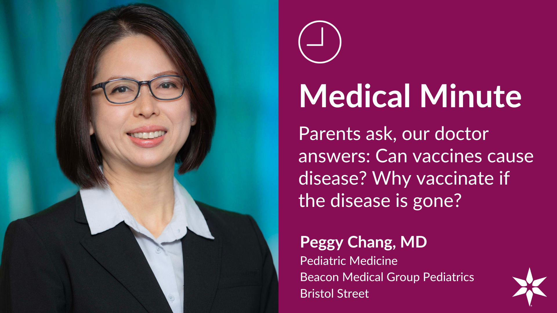 Medical Minute series: Childhood vaccines > Beacon Health System